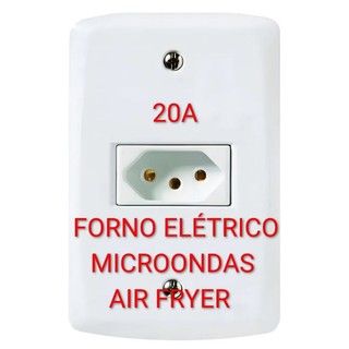 Tomada 20A Tramontina Lux/Aria para Pino Grosso – Forno Elétrico, Air ...