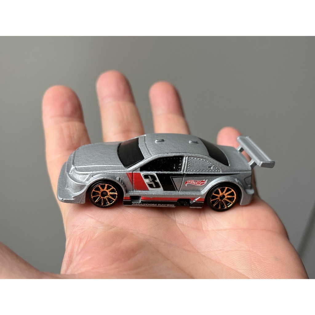 carro race car Amazoom Racing Hot Wheels roda raiada dourada | Shopee ...