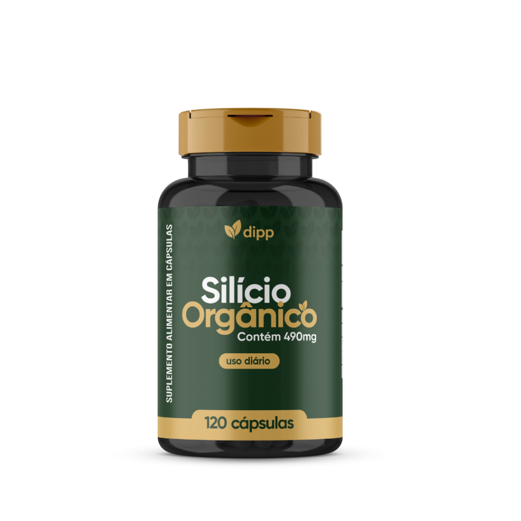 Silício Orgânico 490mg - 120 Cápsulas Dipp - Suplemento para Pele ...