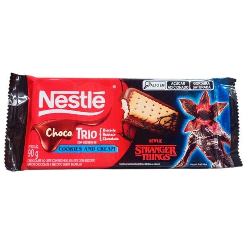 Novo Chocolate Choco Trio Stranger Things Nestlé 90g | Shopee Brasil