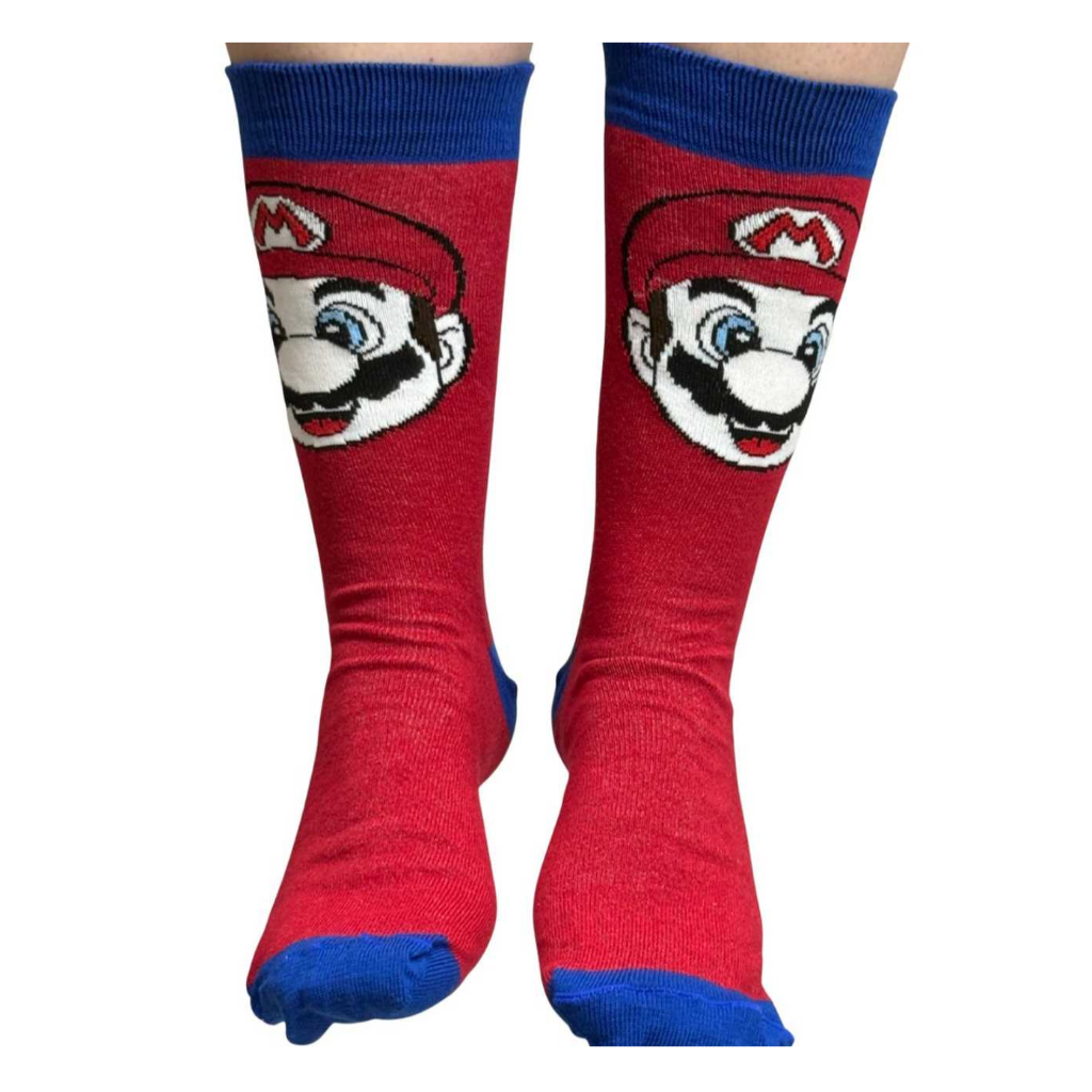 Meia Super Mario Tam 36 ao 44 | Shopee Brasil
