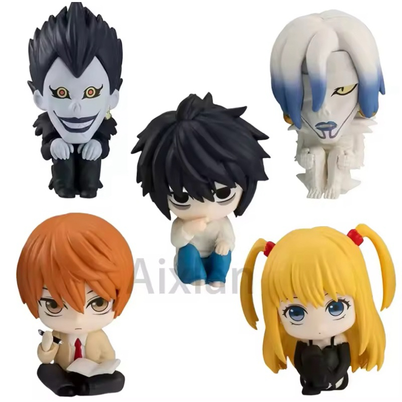 Action Figure Death Note 5 peças gashapon Light Yagami Misa Amani L ...