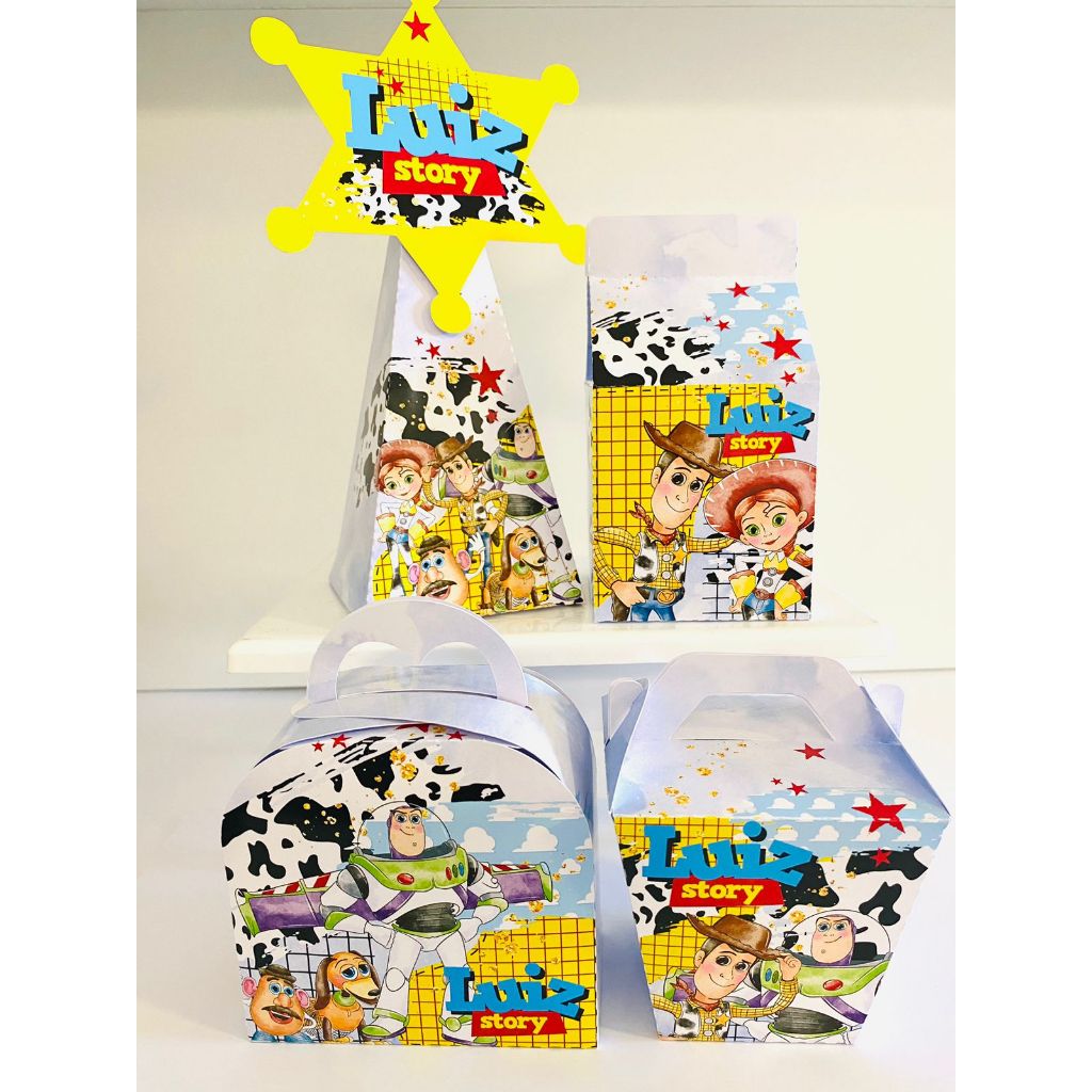 KIT FESTA TOY STORY PEGUE E MONTE | Shopee Brasil