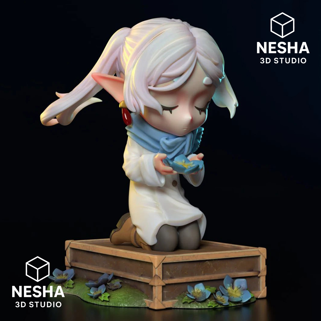 Frieren - Beyond Journey's End - Chibi - Action Figure - Colecionável ...
