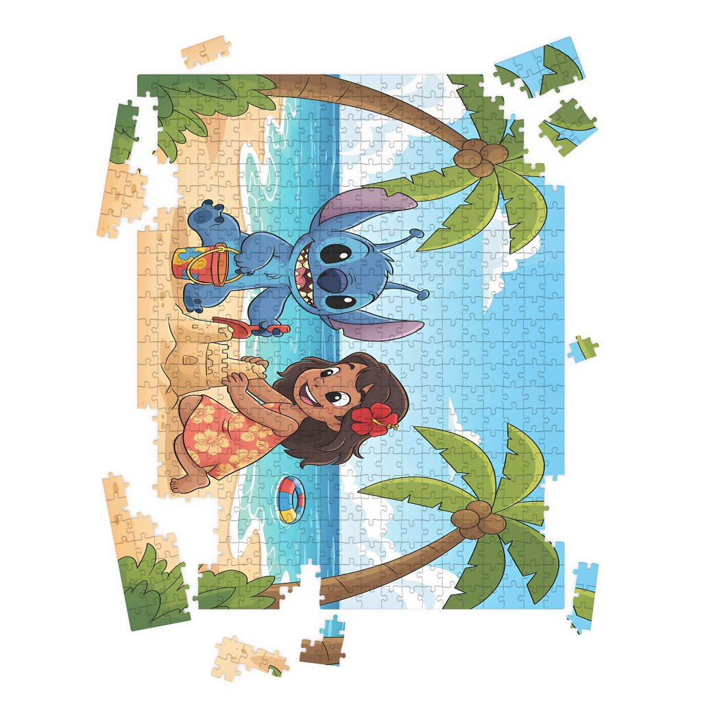 Quebra-Cabeça MDF Lilo Stitch 100 Peças Premium Oferta Plube | Shopee ...