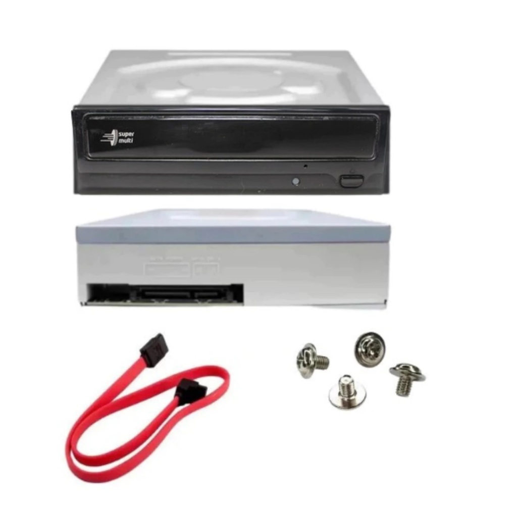 Gravador E Leitor Interno Sata Dvd Rw Lg Dual Layer + Cabo Preto Sata e ...