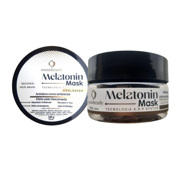 Melatonin Mask Máscara Anti Idade Cosmobeauty 100g | Shopee Brasil