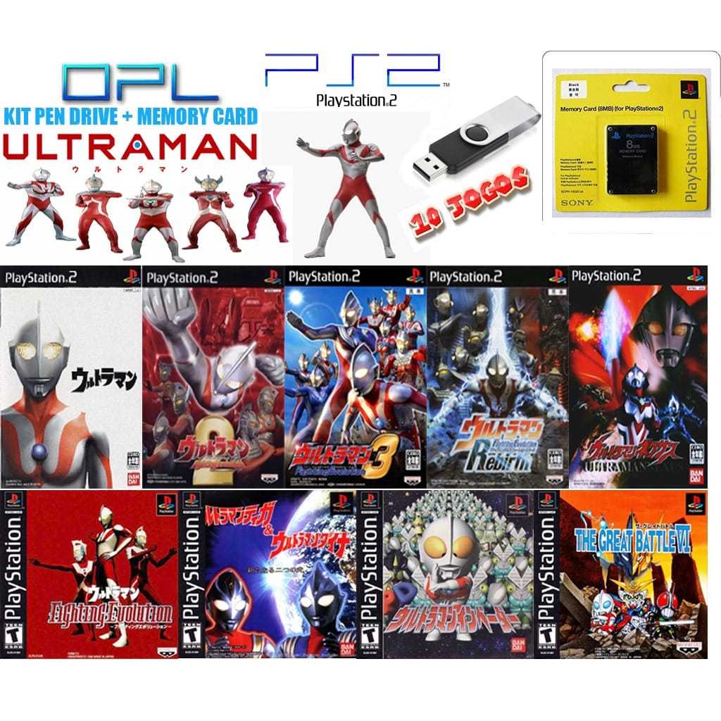 ULTRAMAN - FULL PACK ( OPL ) PS2 | Shopee Brasil