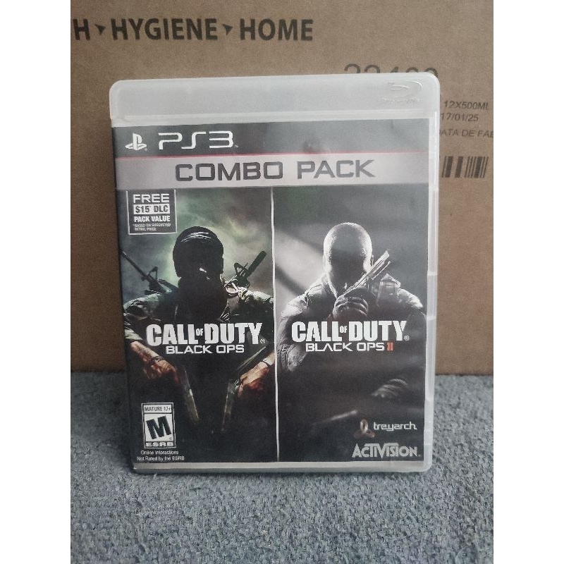 Combo pack Call of duty Black ops 1 e 2 ps3 mídia física | Shopee Brasil