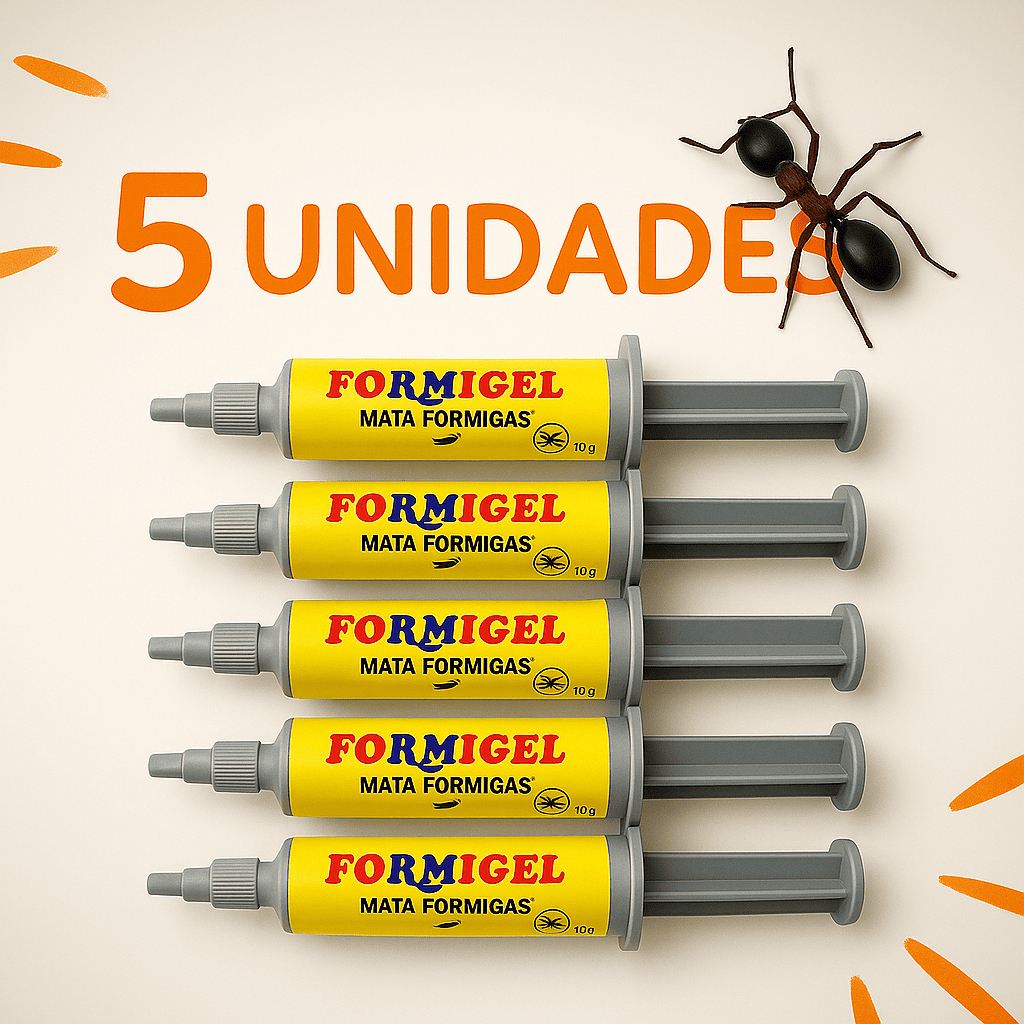 Formiga Gel Ante Formigas Caseiras Mata formiga 10g - KIT com 05und ...