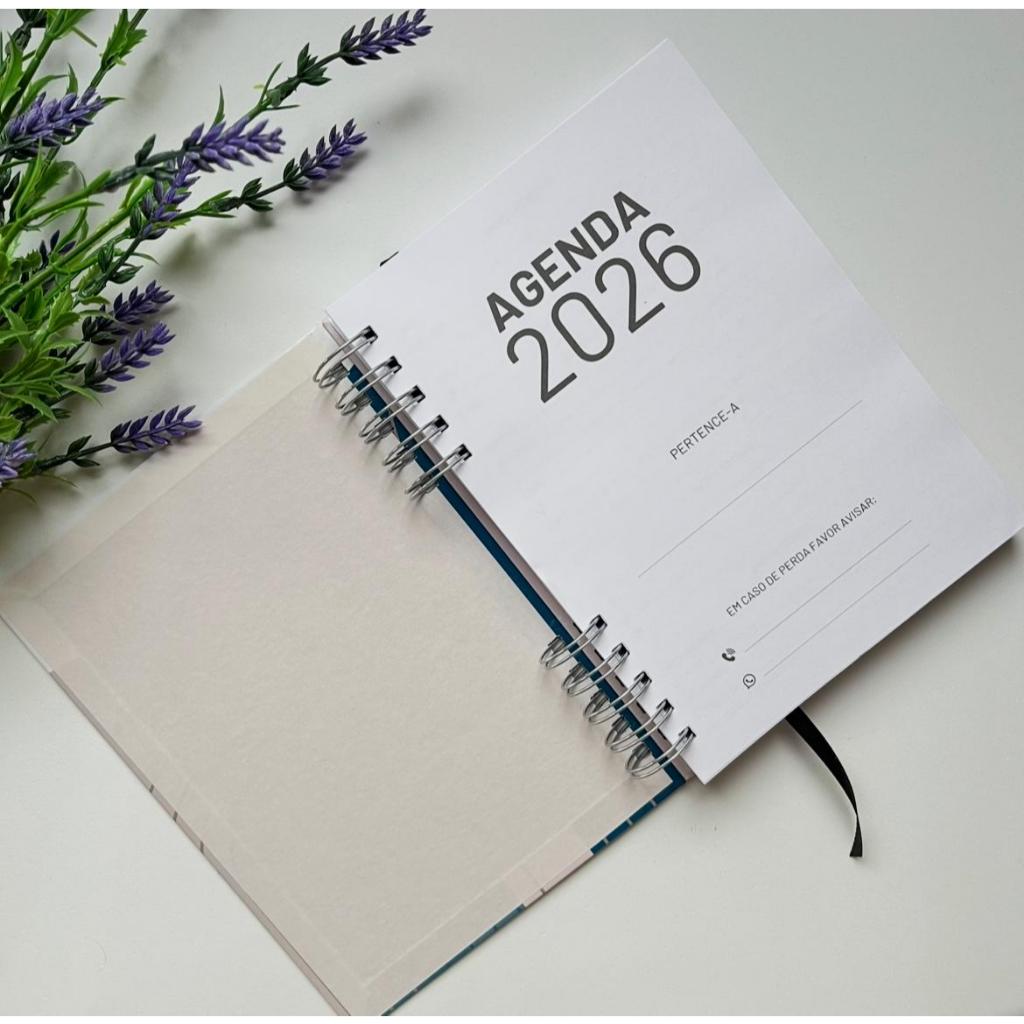 AGENDA 2026 NEUTRA 1 DIA POR PAGINA - AGENDA PERSONALIZADA | Shopee Brasil