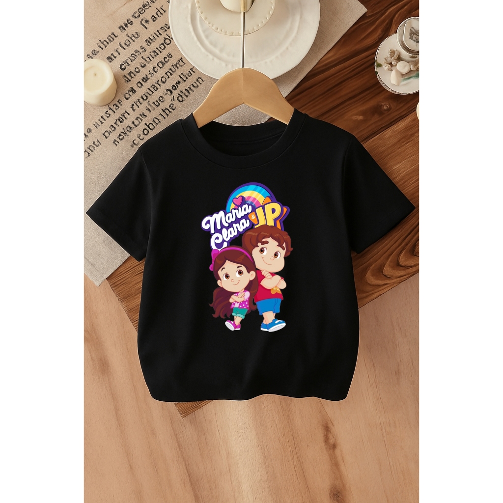 Camiseta Infantil Feminina Maria Clara & JP Conforto 100% Algodão e ...