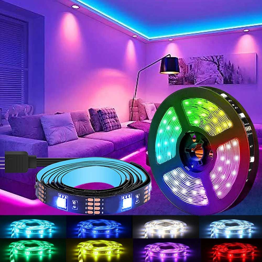 Fita LED RGB com Controle Remoto | Shopee Brasil