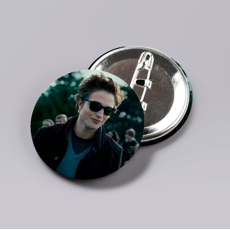 Botton Literário 5,5cm - Crepúsculo Edward | Shopee Brasil