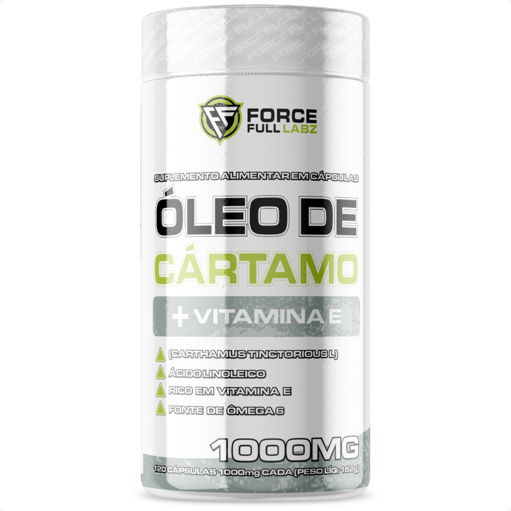 Oleo De Cartamo Acido Linoleico 1000 Mg Com Vitamina E, Termogênico Sem ...