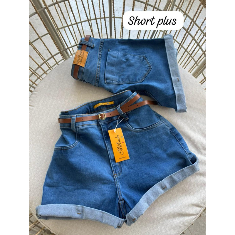 SHORTS PLUS MELINDA | Shopee Brasil