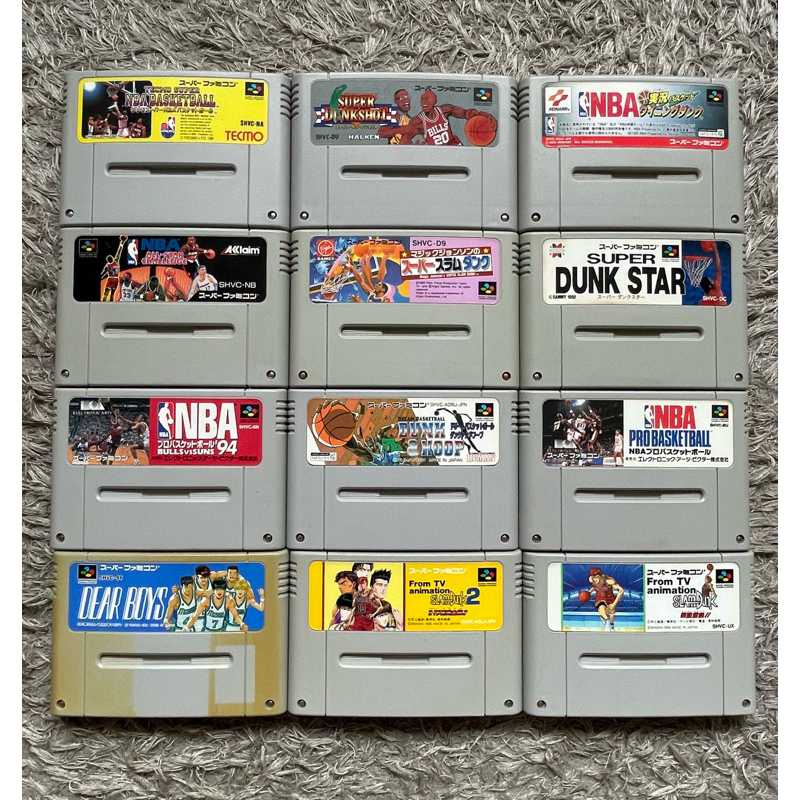 NBA / BASKETBALL - SUPER FAMICOM - SUPER NINTENDO - JOGOS ORIGINAIS ...