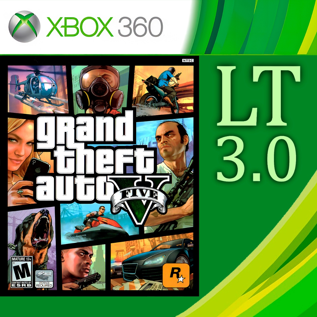 Grand Theft Auto V - XBOX 360 - LT 3.0 | Shopee Brasil