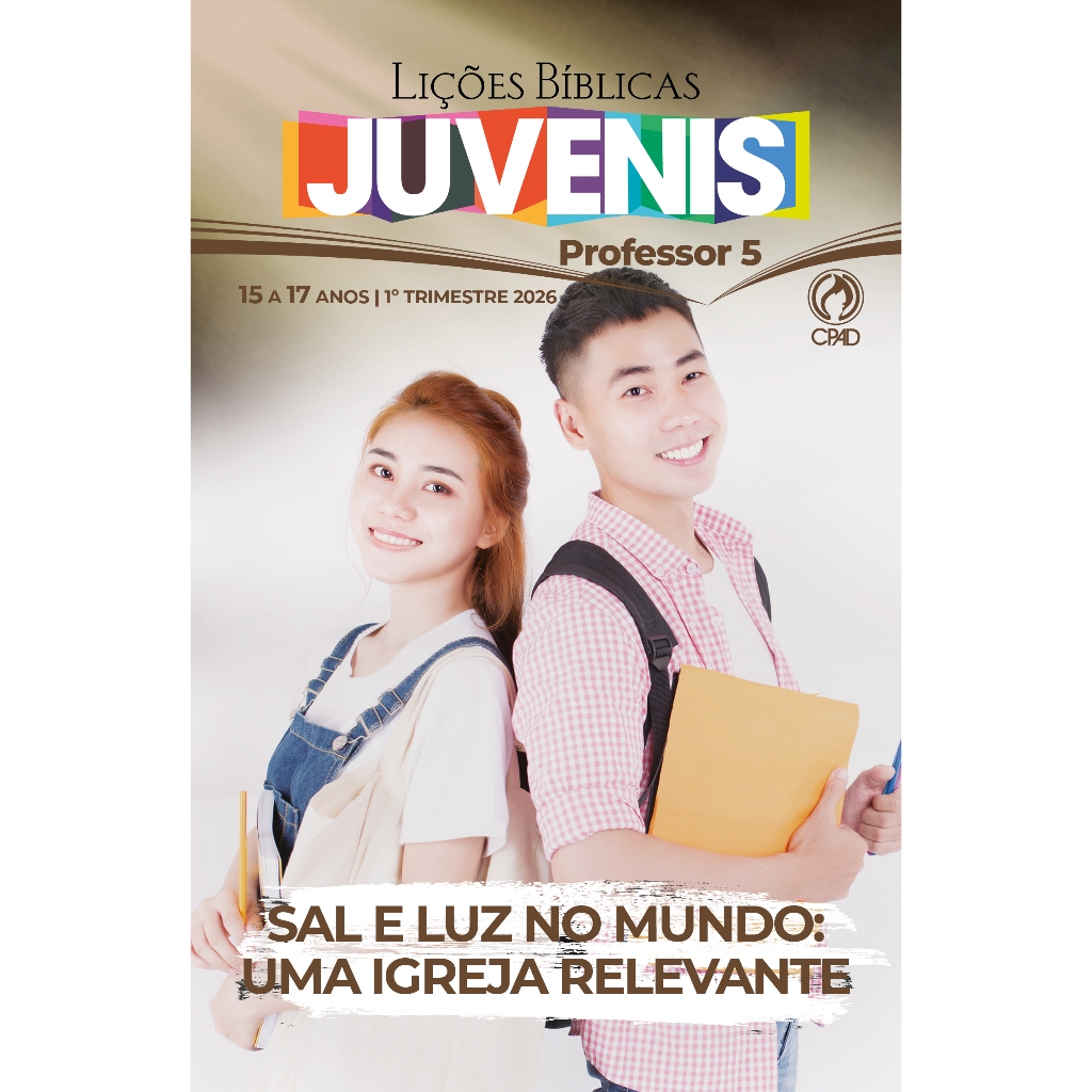 Revista Lições Bíblicas | 1º Trimestre 2026 - Juvenis Professor ...