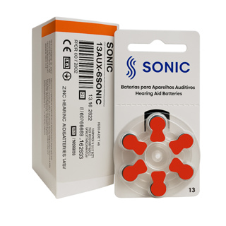 60 Pilhas Sonic A13 para Aparelhos Auditivos - 60 Unidades ( Caixa) | Shopee Brasil