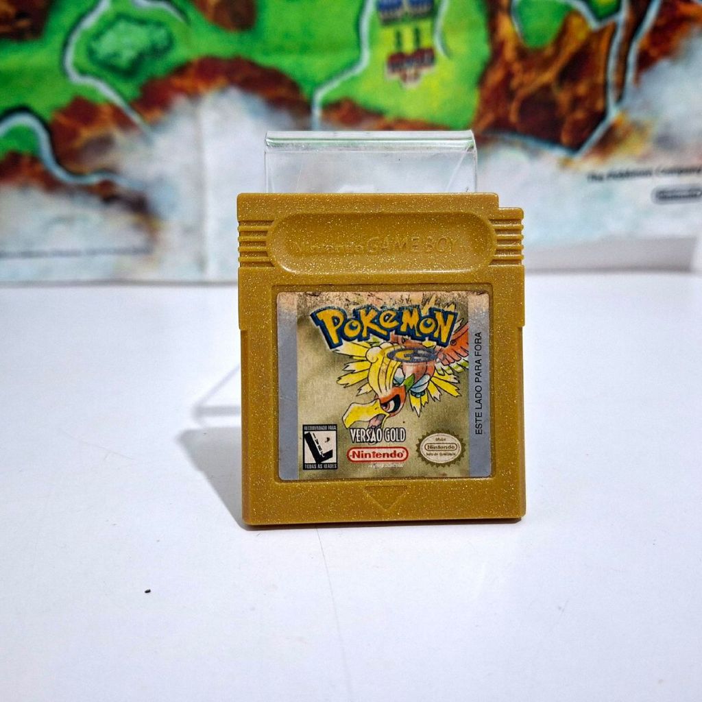 Pokémon Gold Original Game Boy Nintendo Ho-oh | Shopee Brasil