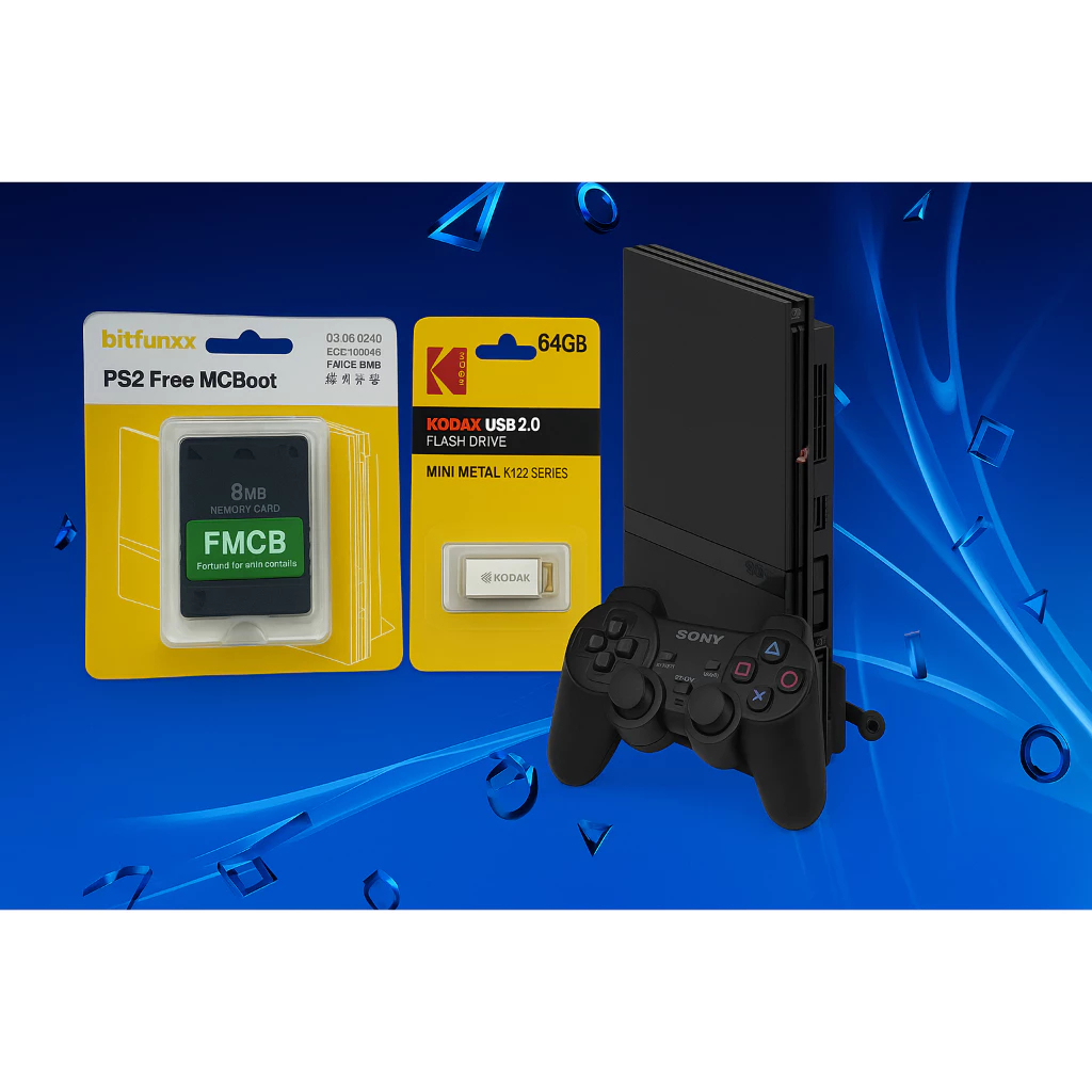 KIT OPL PARA PLAYSTATION 2 - FMCB | Shopee Brasil