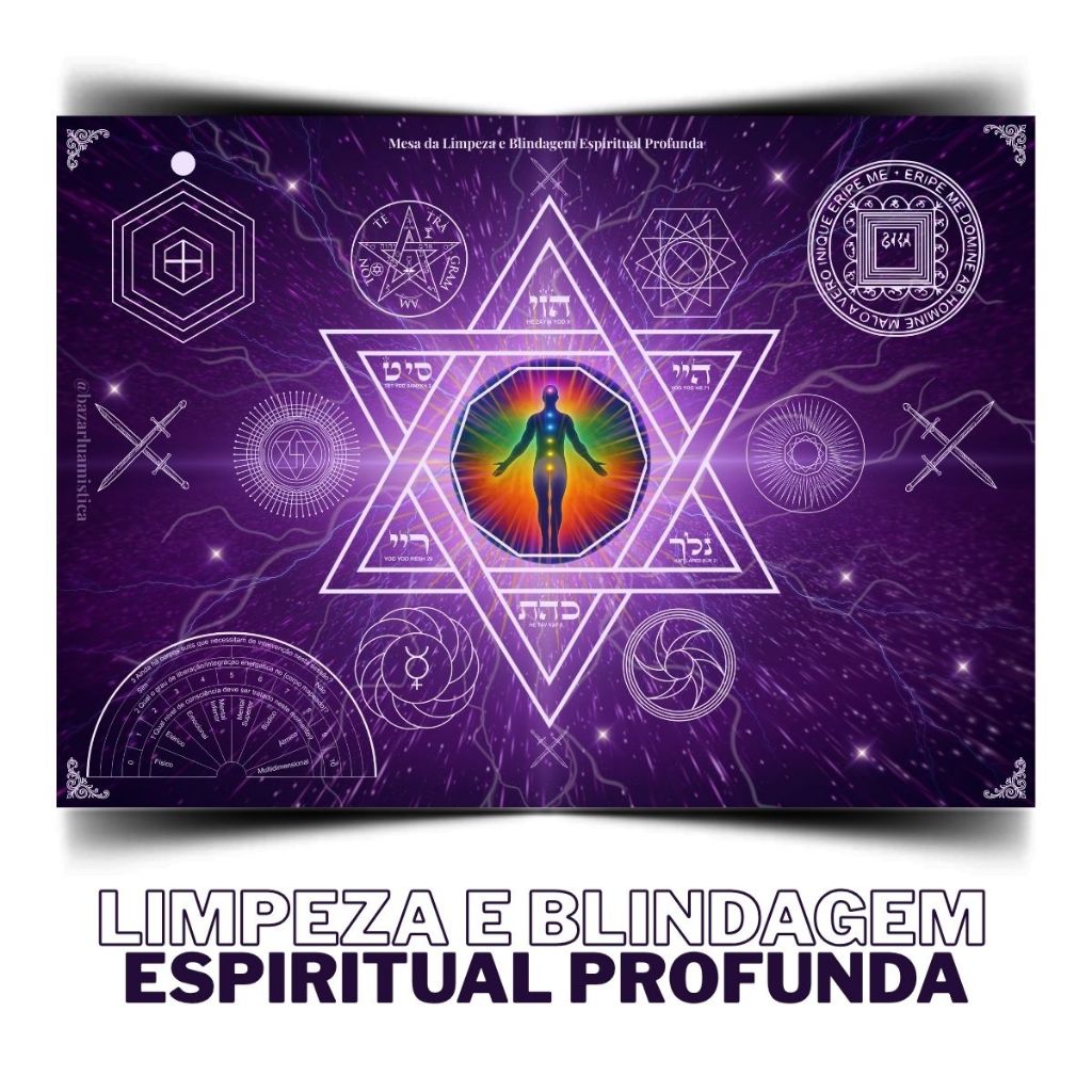 Mesa Radiônica de Limpeza e Blindagem Espiritual Profunda – Corte de ...
