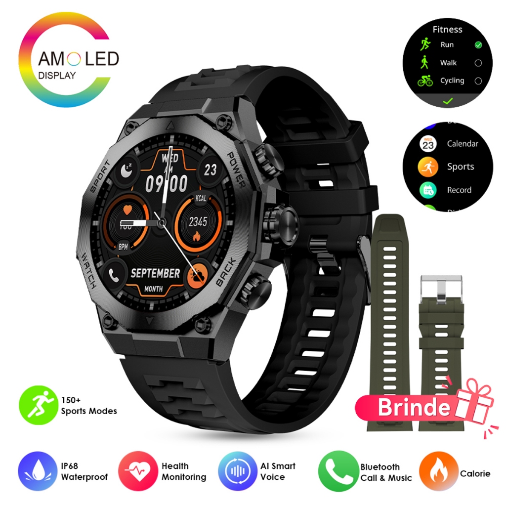 AURAFIT Smartwatch AM18/AM05/AM29/AM34: Bluetooth Calls, Heart Rate ...
