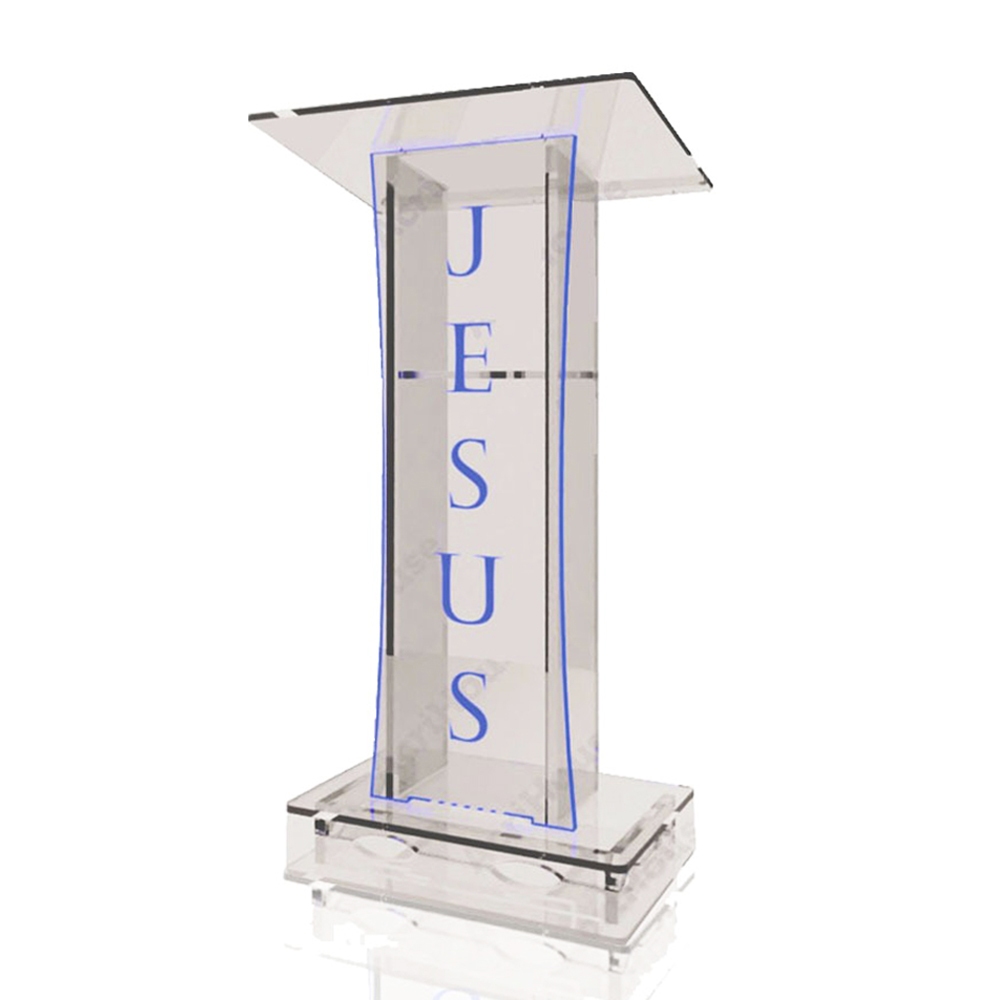 Pulpito de Acrilico Resistente Bonito com Led - Igrejas e Eventos NF ...