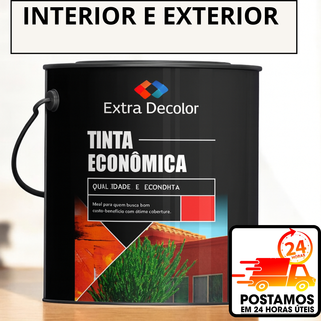 Tinta EXTERNA E INTERNA economica 12L Barata envio imediato! Sem Cheiro ...