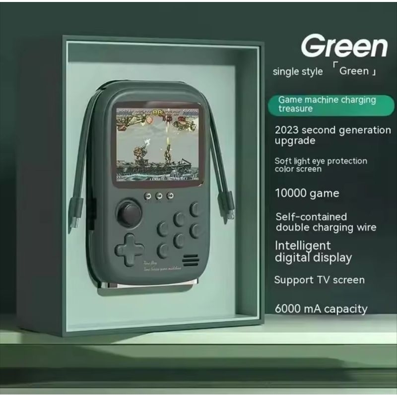 Power Bank Game Console - Sistema Otimizado +3000 Jogos - Cartão 64GB ...