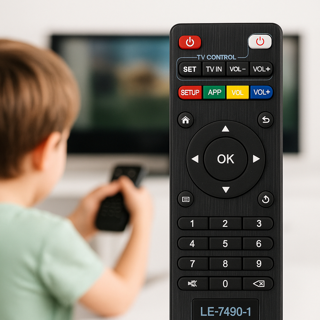 Controle Remoto Universal 4K Smart TV & TV Box Lelong PRO SERIES Plug ...