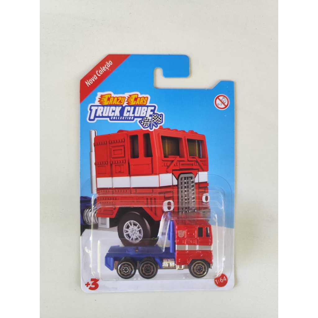 Miniatura OPTIMUS PRIME Crazy Cars Truck Club 2025 | Shopee Brasil