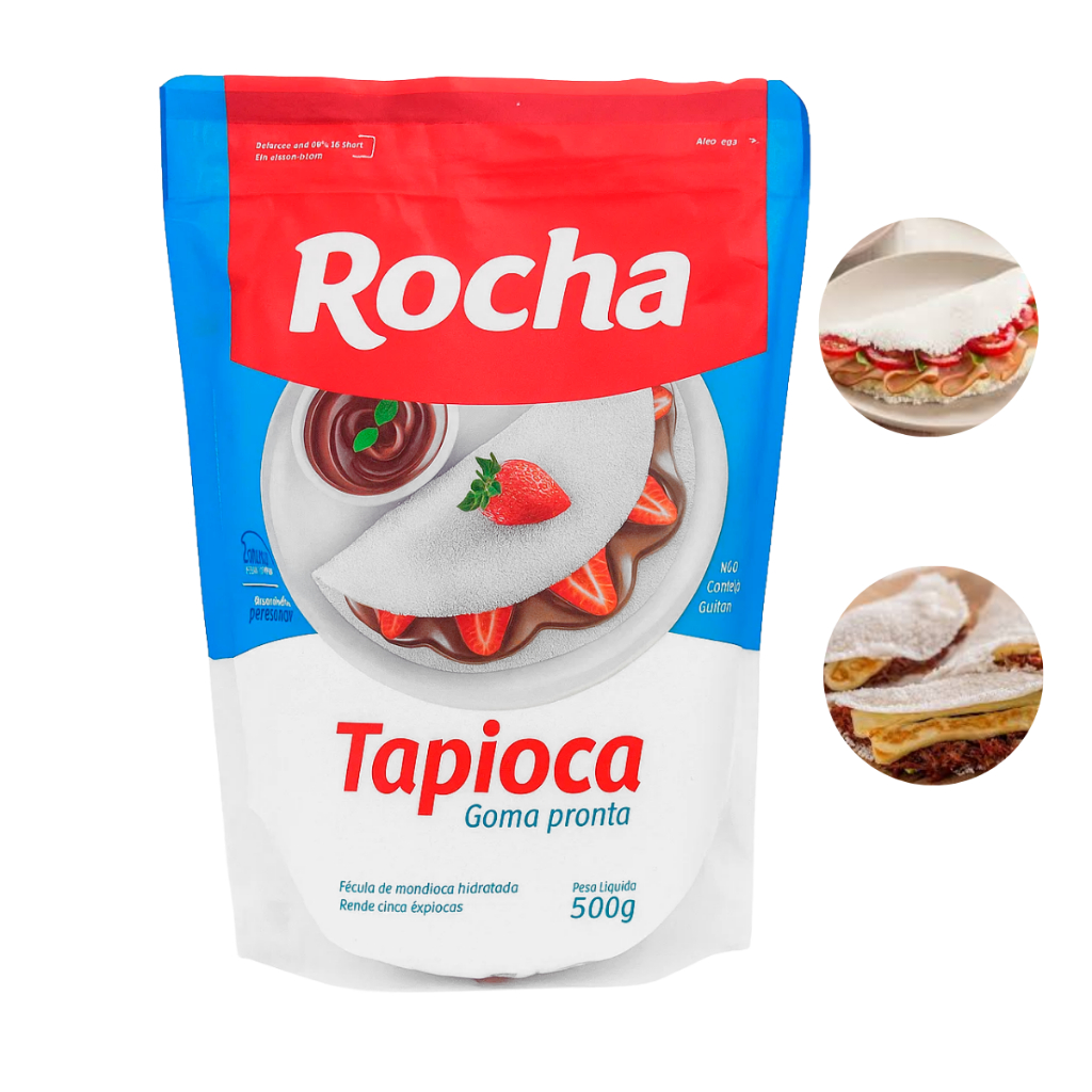 Goma De Tapioca Tradicional Pronta Rocha 500g Leve E Natural | Shopee ...