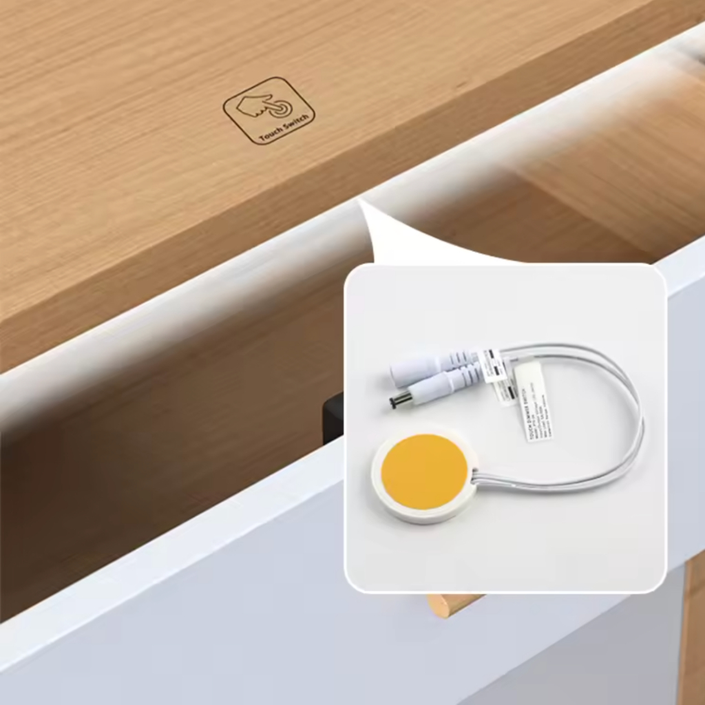 Botão Touch Interruptor Dimmer Com Sensor Regulável 5A 60W Para Fita ...