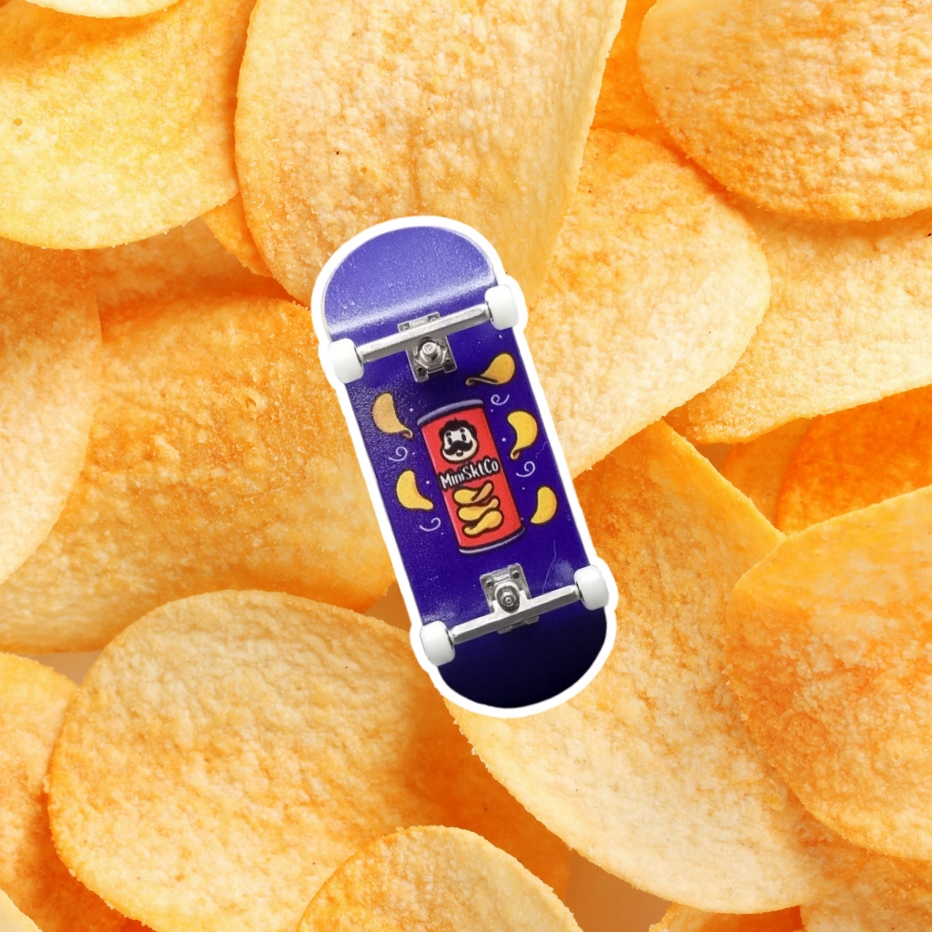 Fingerboard Profissional Completo 34 ou 36mm Mini Skt Co. modelo "Chips ...