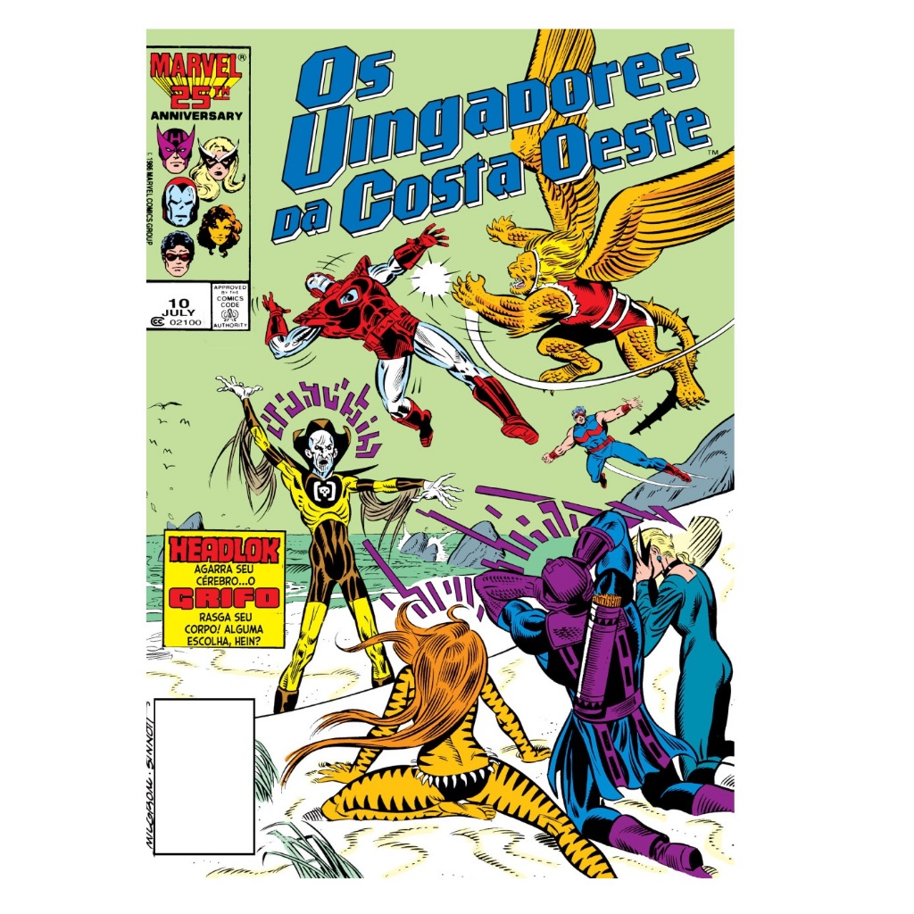 Vingadores Da Costa Oeste v2 #10 (fac-simile Inédita No Brasil ...
