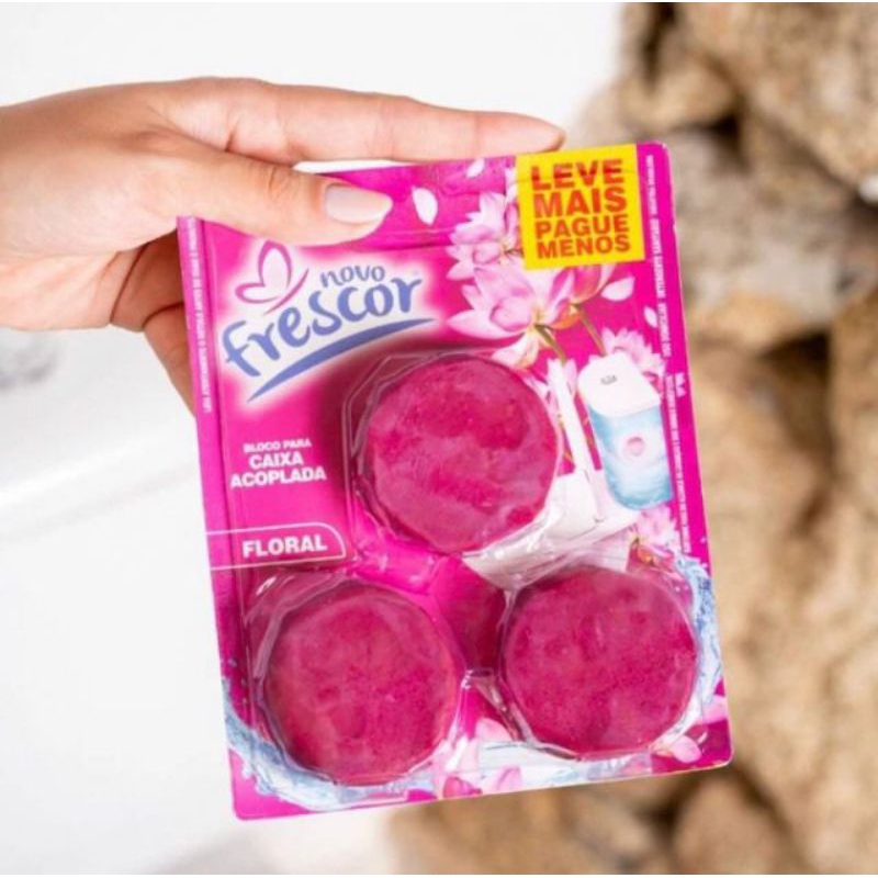 Kit até 12 Blocos Sanitário Floral Para Caixa Aclopada Higieniza e ...