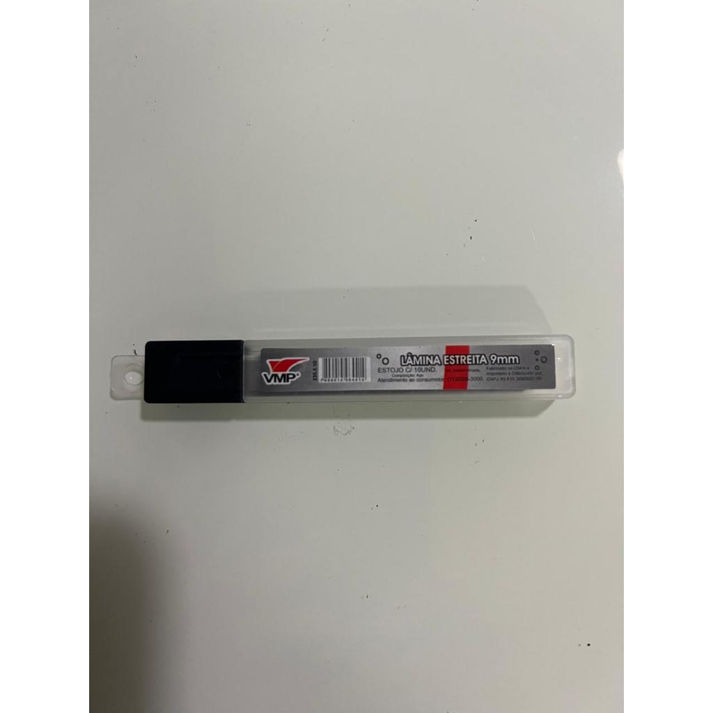 LAMINA DE ESTILETE 9MM COM 10 LAMINAS | Shopee Brasil