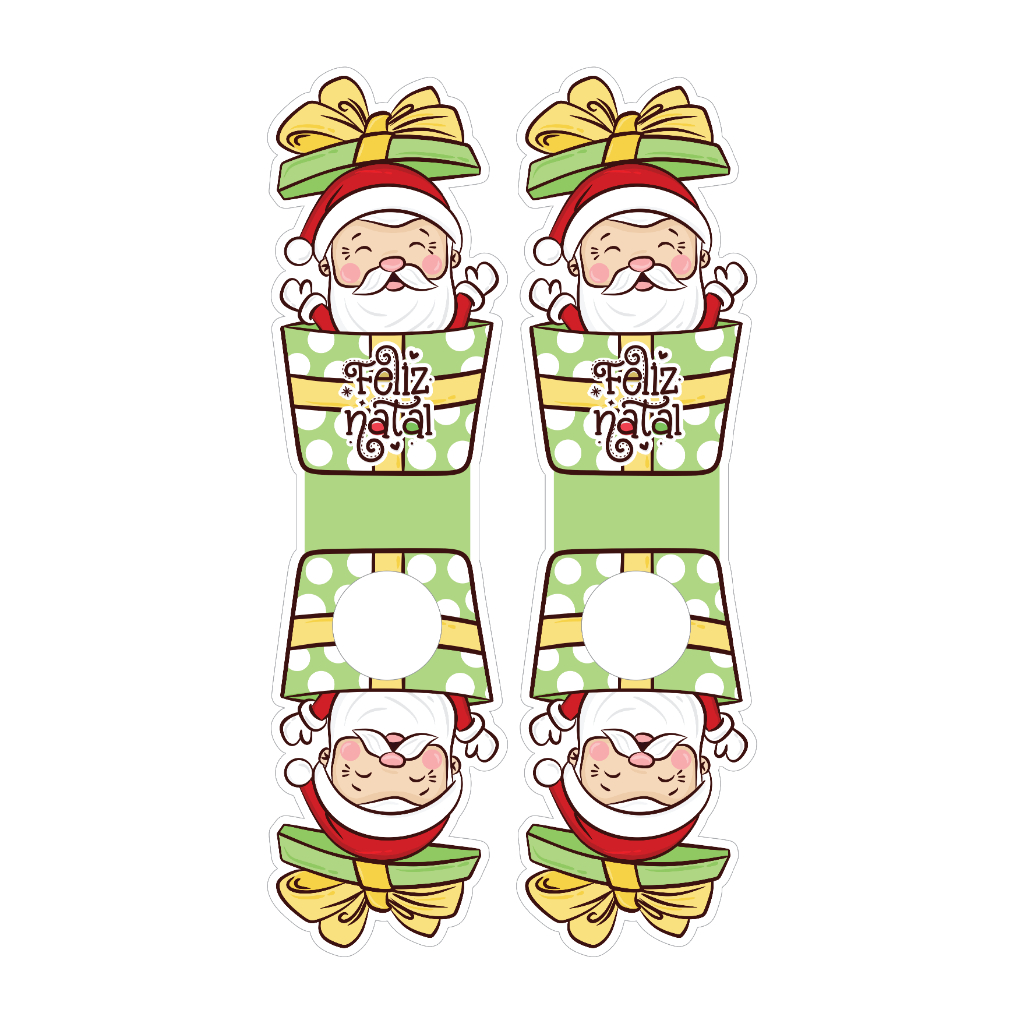 Kit Natal Porta Bombom I Papai Noel Mimo I Lembrancinha para cliente I Presente de Natal ...