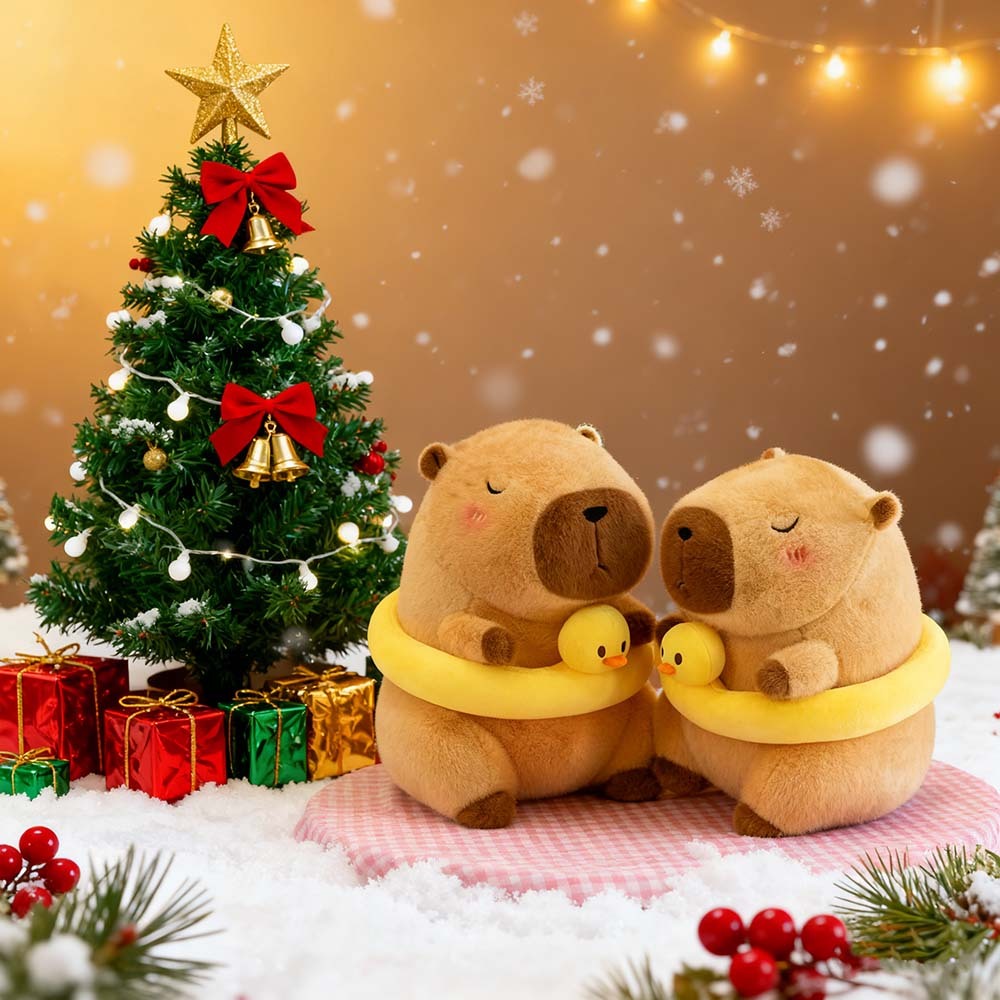 Pelúcia Capivara Natal Limitada - Presente para Namorada & Crianças ...