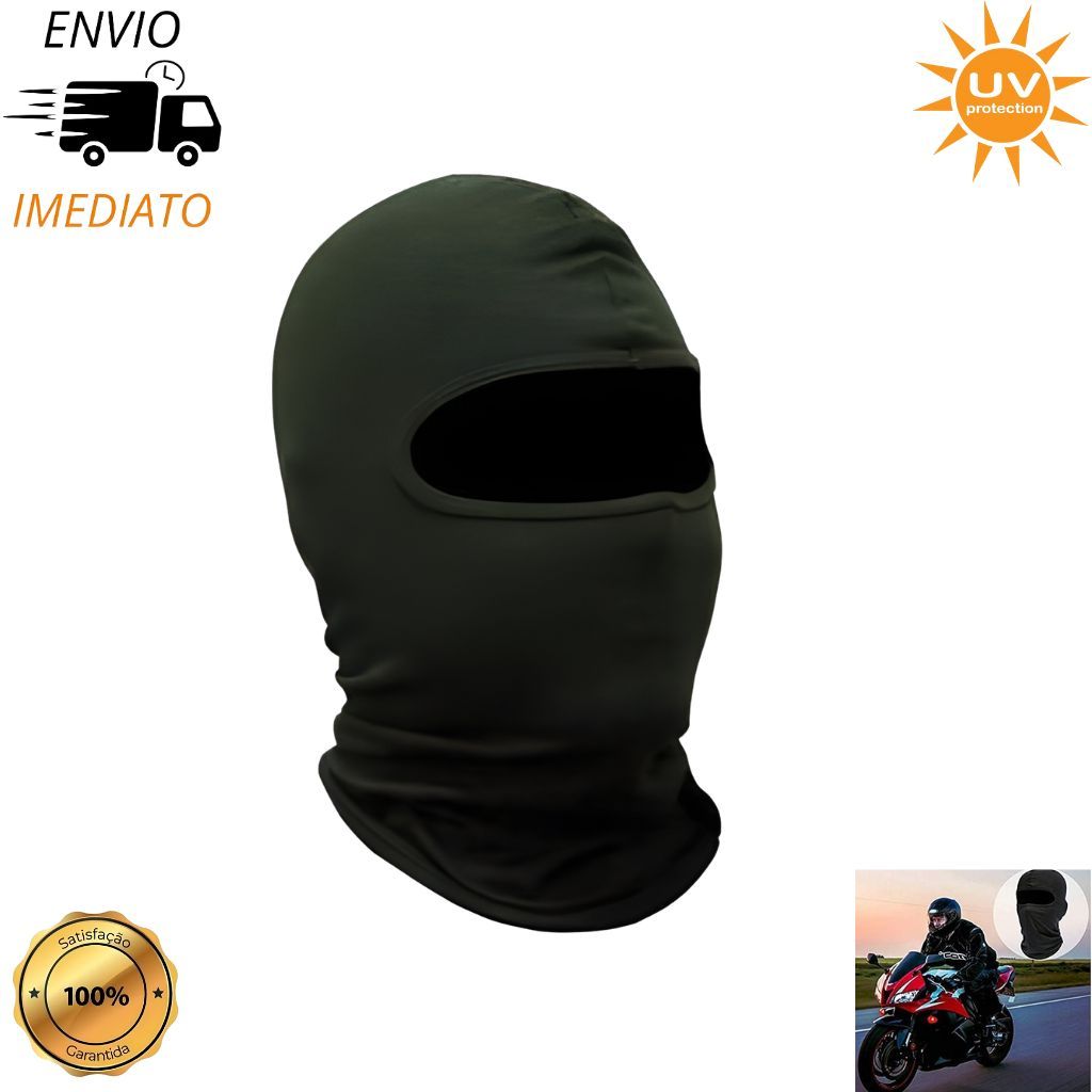 Balaclava Touca Ninja Tática – Proteção UV, Conforto e Alta Performance ...