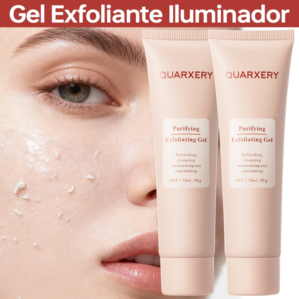 Gel Exfoliante Purificante Quarxery | Limpeza profunda | adequado para ...