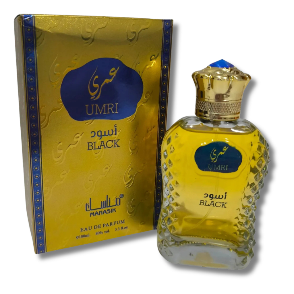 PERFUME IMPORTADO UNISEX MANASIK UMRI BLACK EDP ORIGINAL FIXAÇÃO ...