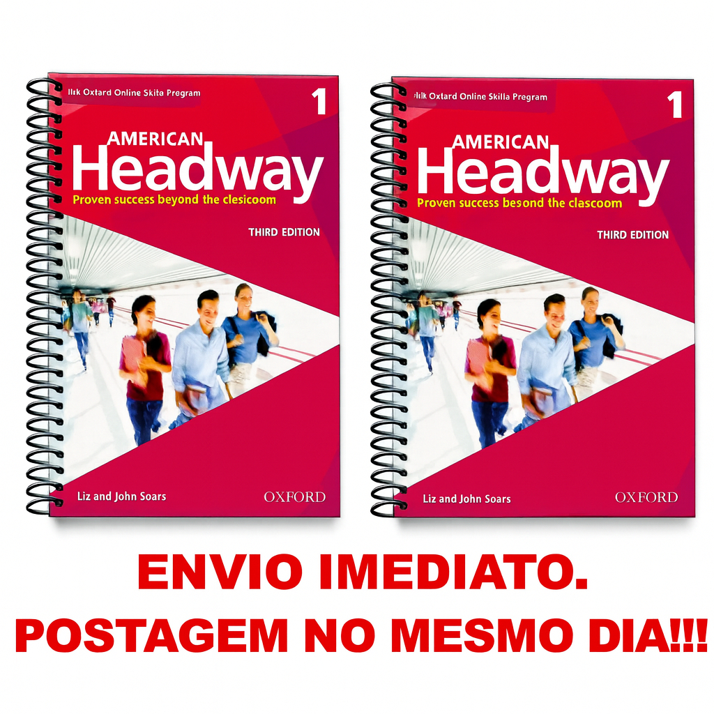 Kit books Oxford American Headway 3rd Edition Level 1 ( impresso ...