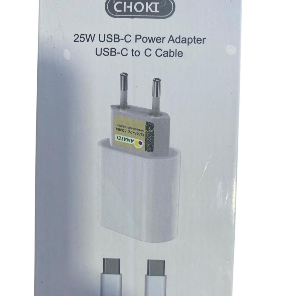 Carregador Tipo-c 25W Choki Turbo Fonte USB-C + Cabo Tipo-C | Shopee Brasil