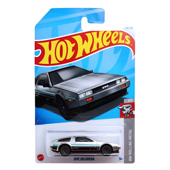 Hot Wheels Dmc Delorean T-hunt 2024 Cinza | Shopee Brasil