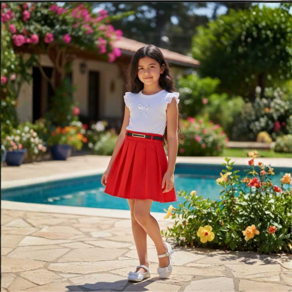 CONJUINTO INFANTIL DE MENINA MODA VERÃO 2026 | Shopee Brasil