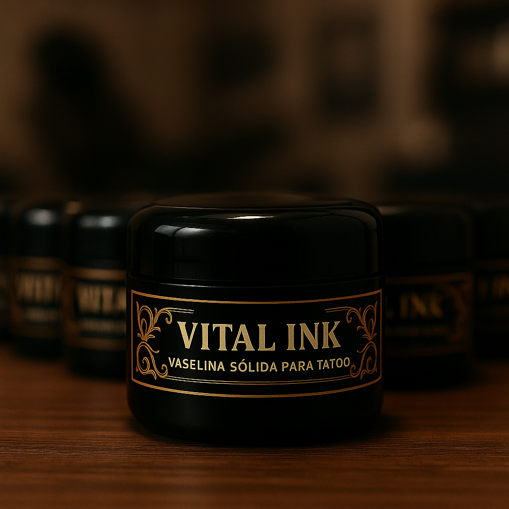 Vaselina Tattoo Vital Ink – Deslizamento Perfeito Para Aplicação ...