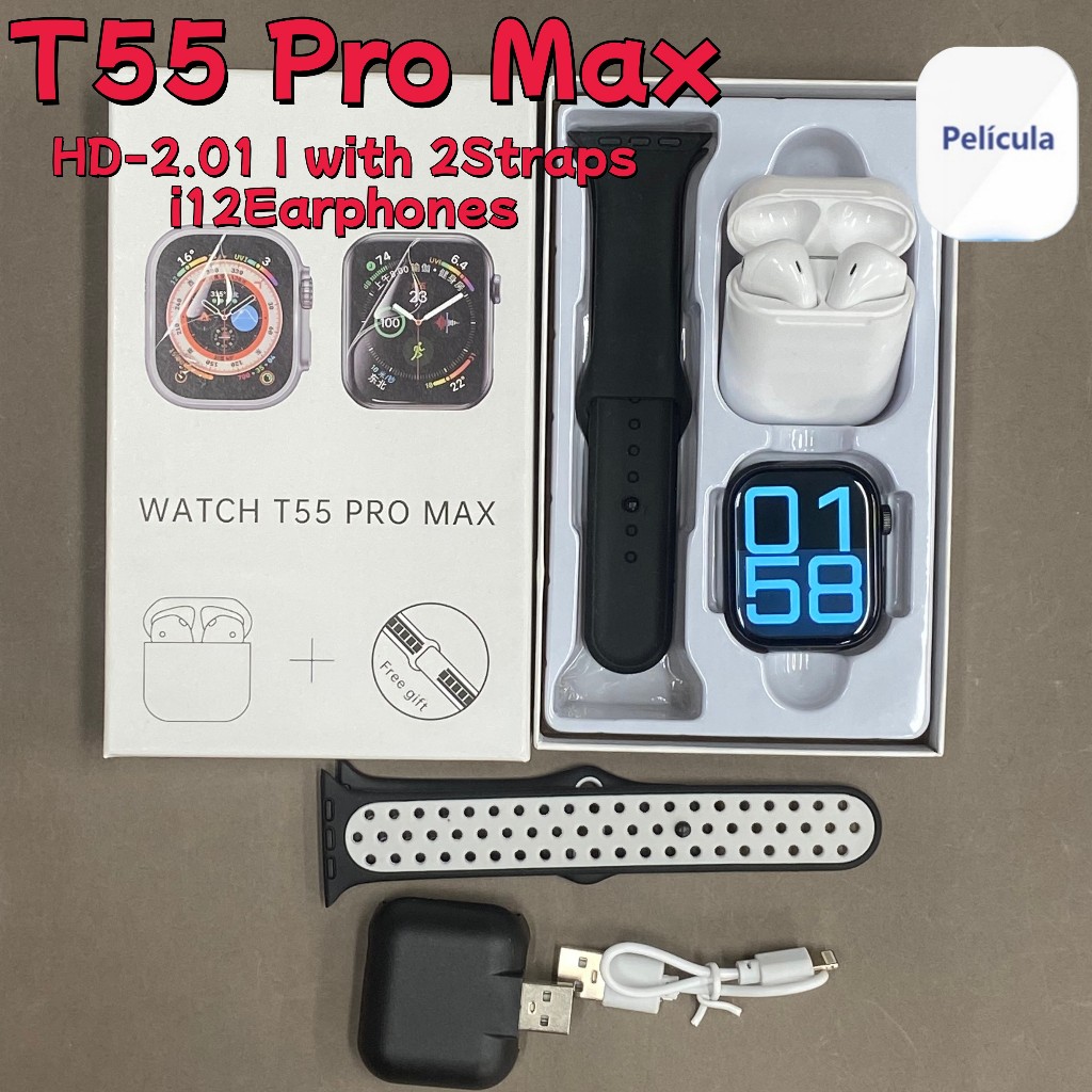 2026 New Series 10 Watch T55 Pro Max Smart Sports Wireless Watch i8 ...